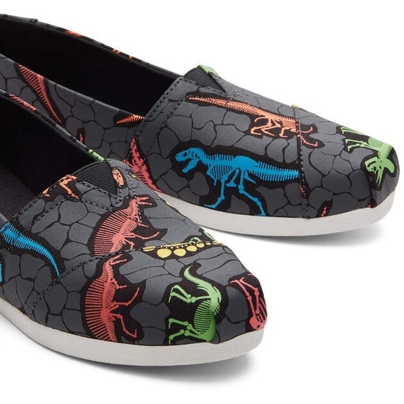 Toms | Shoes | Toms Glow In The Dark Dino Dig Multi Color Neon Dinosaur ...